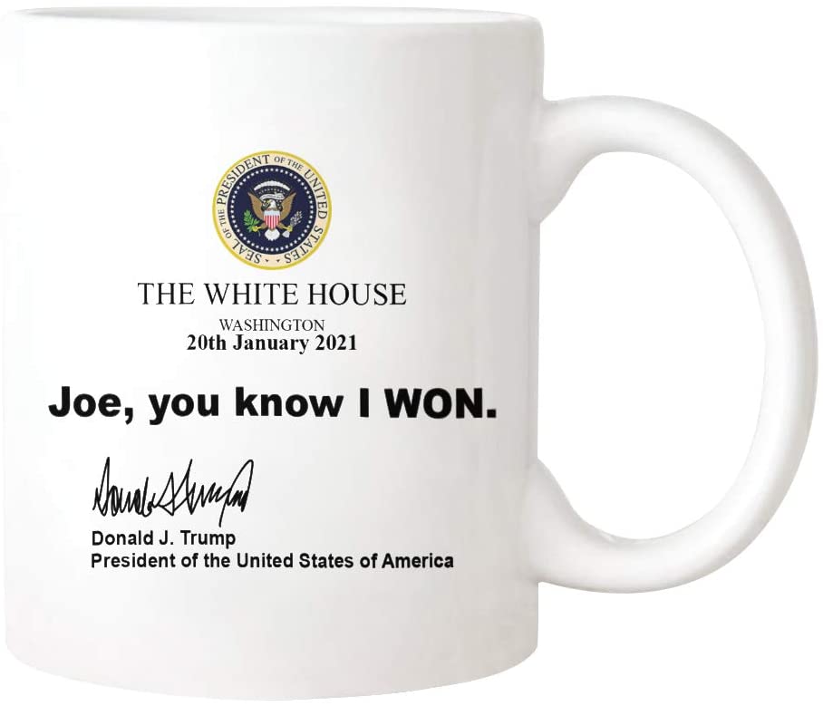 Joe You Know I Won Mug, Trump 2024