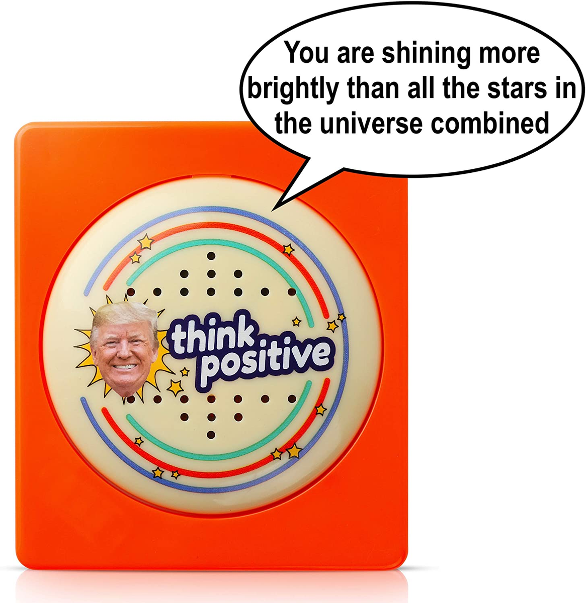 Donald Trump Talking Positivity Button - Says 15 Different Compliments