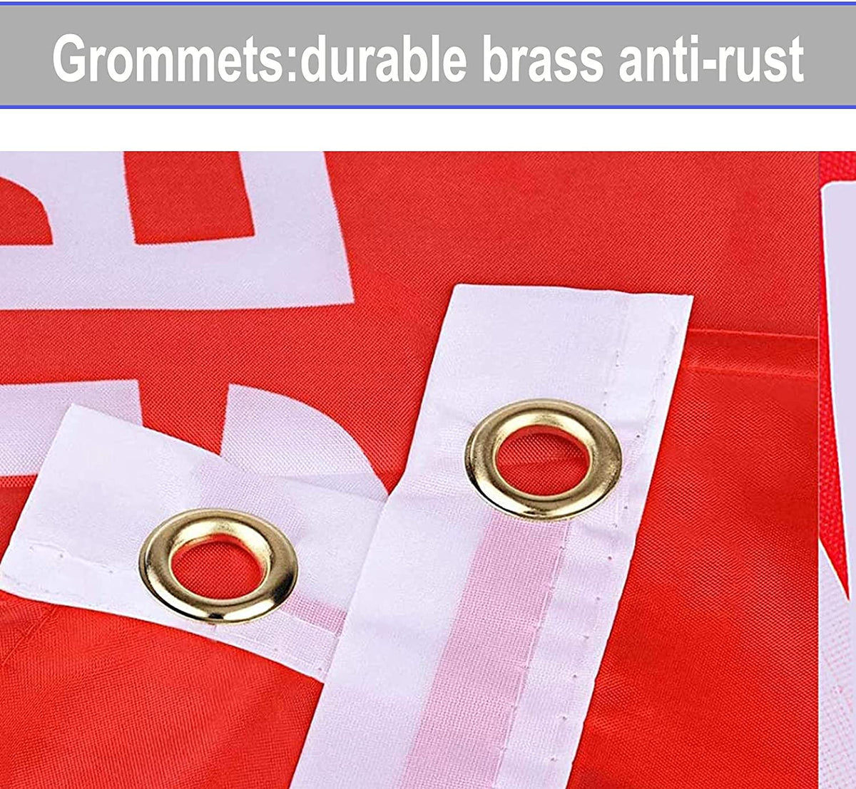 Double Sided Trump 2024 3x5 Outdoor Red Take America Back Flag